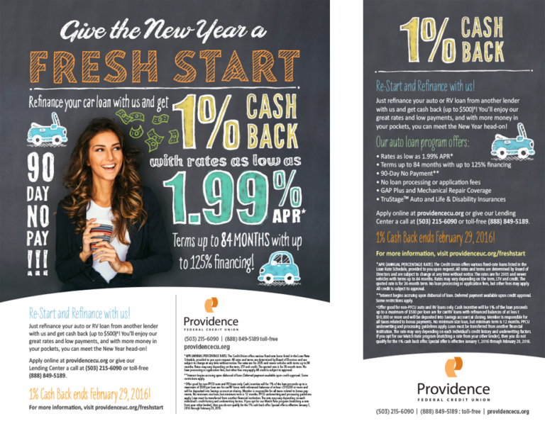 Providence Credit Union: Auto Loan Campaign - Red Barn Design - Design ...